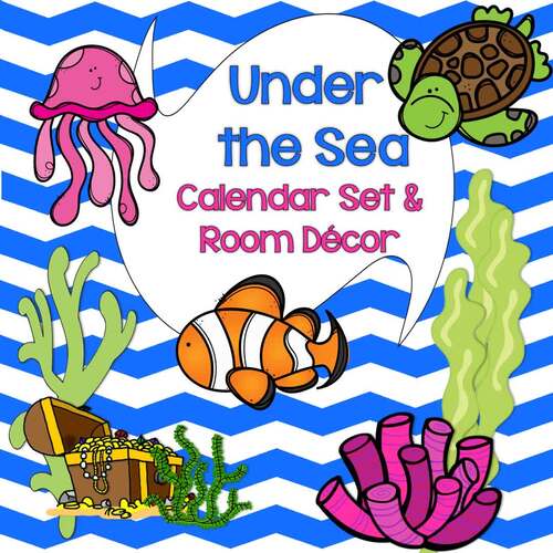 Under the Sea Classroom Decor Bundle EDITABLE Ocean Themed 25-26