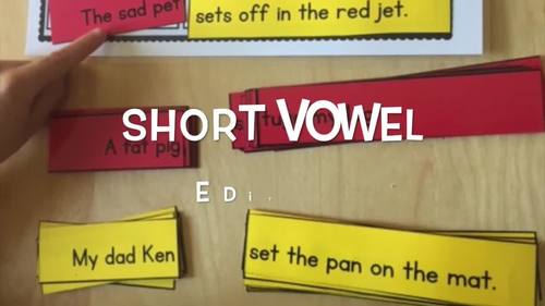 Decodable Sentence Spin: CVC Words by Sarah Paul | TPT