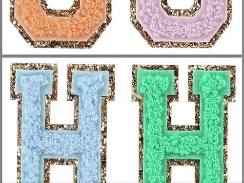 Varsity Chenille Patch Letters Bulletin Board Lettering Pack Classroom ...