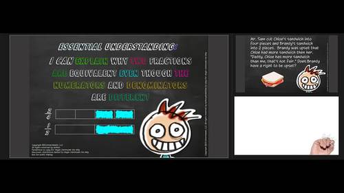Equivalent Fractions (4.NF.1): PowerPoint Math Lesson by Math Technologist