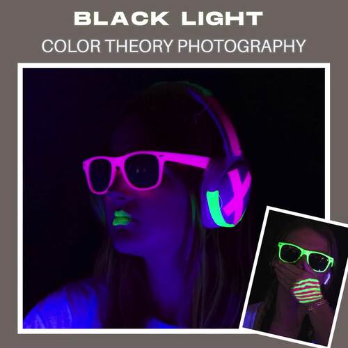 Black Light Color Theory Phototography Project Photoshop Tutorial Lesson