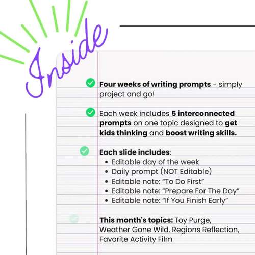 Morning Work Warm Ups - Daily Bell Ringer Activities for 3rd 4th 5th ...