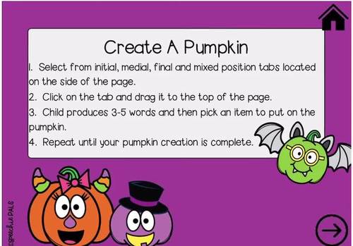 Pumpkin Time Articulation BOOM CARDS: BLENDS by Speechie Pals | TpT