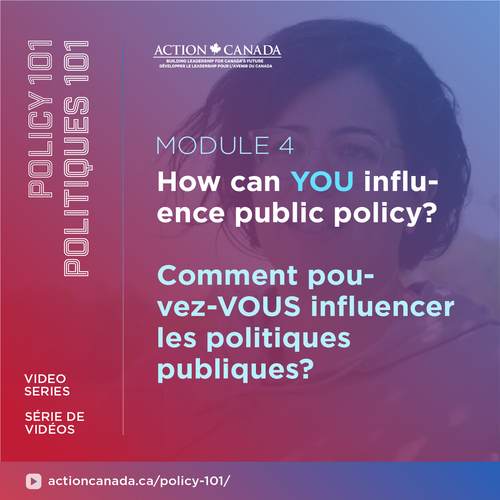 Video Module 4: Influencing public policy | Influencer les politiques ...
