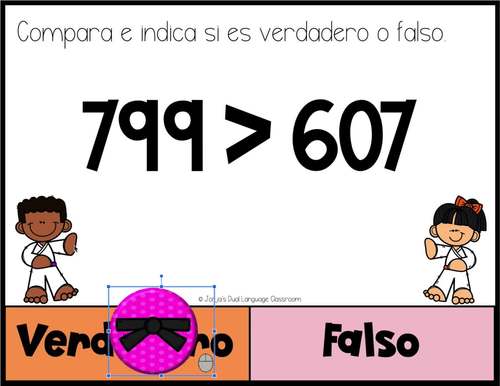 Compara números al 1,200 DIGITAL Comparing numbers to 1,200 Seesaw Google