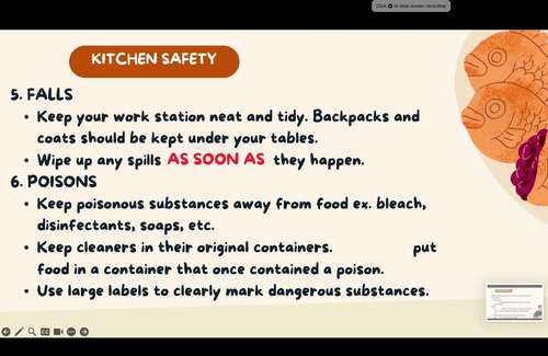 Kitchen Safety by Erin Harrington | TPT