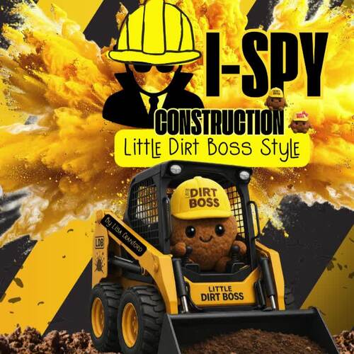 ISPY Construction Little Dirt Boss Style - Find Objects, Words and Letters