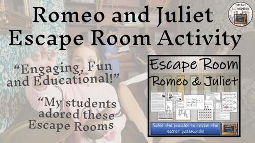 Romeo and Juliet Escape Room | Social Studies & History Activity