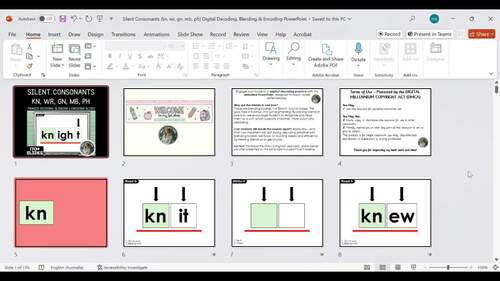 Silent Consonants Decoding Board | kn wr gn mb ph | Blending Practice ...