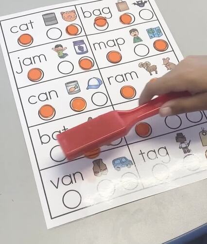 Phonics CVC Words by A Teeny Tiny Teacher | TPT
