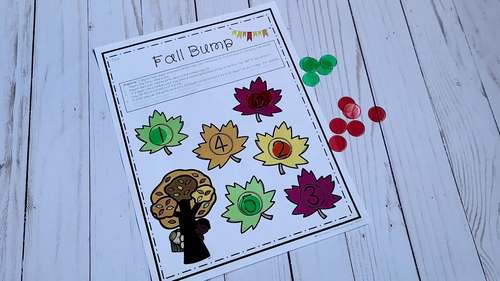 Fall Preschool Math Activities and Centers l Leaf Theme | TpT