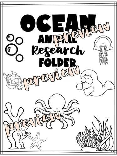 Ocean Animal Research Project by Anh Huynh | TPT