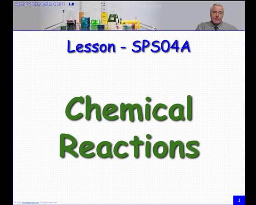 Complete STAR* Video Lesson on CHEMICAL REACTIONS for Distance Learning ...