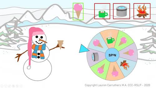 Sneezy the Snowman Companion Game | EDITABLE | Distance Learning