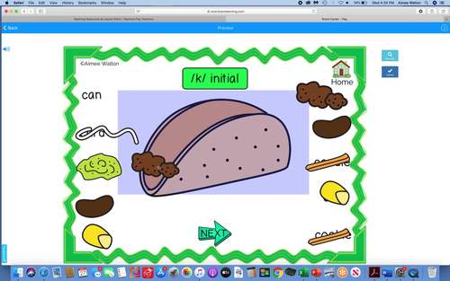 Cinco de Mayo Build a Taco Interactive Articulation Speech Boom Cards™