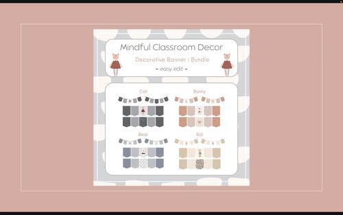 Mindful Classroom Decor | Resource Bundle by Teach by Tonia Brooks