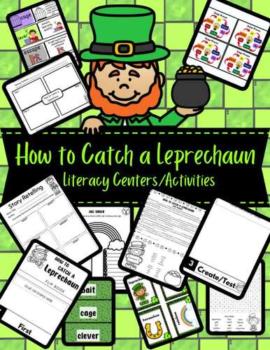 How to Catch a Leprechaun Literacy/Vocabulary/Task Cards/Vocabulary St ...