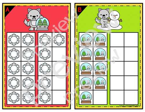 Winter Wolves - Double Ten Frames Math Scoot Activity 0 to 20 - Teen ...