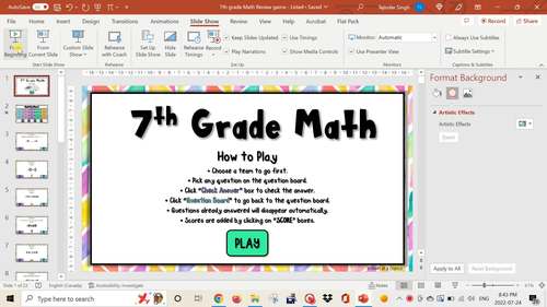 7th Grade Math Review Back to School Diagnostic Assessment by Math at a ...