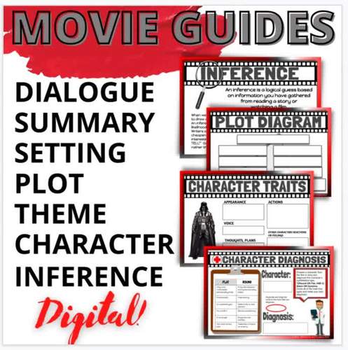 Movie Guide CHARACTER TRAITS for ANY Short Films Movies Novels Literary ...