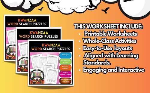 Kwanzaa Word Search Activities Morning Work 3rd,4th,5th,6th,7th,8th,9th ...