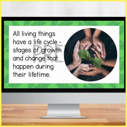 Life cycle of a plant slide show, foldable cut and paste activity and ...