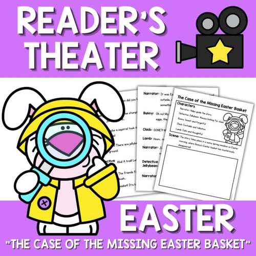 Easter Readers Theater Activity | Missing Easter Basket Fun Play Skit ...