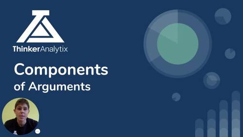Components of Arguments by ThinkerAnalytix | TPT