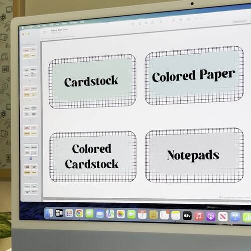 Pastel Classroom Supply Bin Labels - Premade and Editable Labels