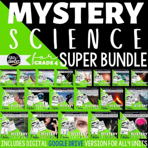 Mystery Science 4th Grade SUPPLEMENTAL SUPER BUNDLE All 5 Units Print ...