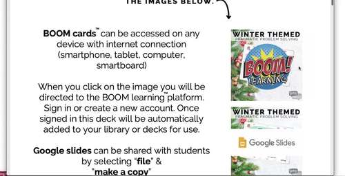 No Print Interactive Winter Themed Pragmatic Problem Solving | TPT