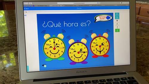 ¿Qué hora es? (Time on the hour, 1/4 & 1/2 hour in Spanish!) DISTANCE ...