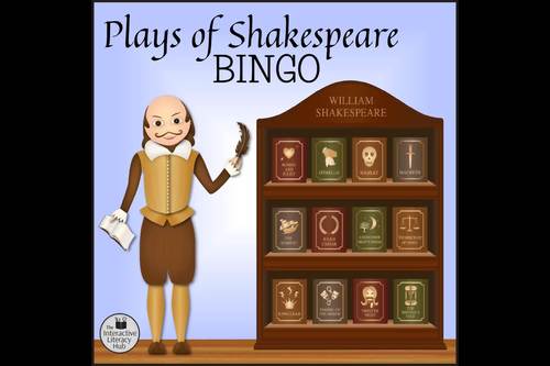 Shakespeare Bingo - Plays of William Shakespeare - Interactive ...