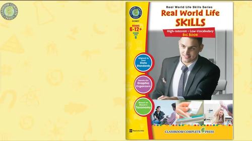 Real World Life Skills Big Book Gr. 6-12+ by Classroom Complete Press