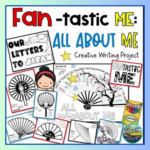 Fan-tastic ME- All About Me/ Creative Writing Project by ESL Classroom