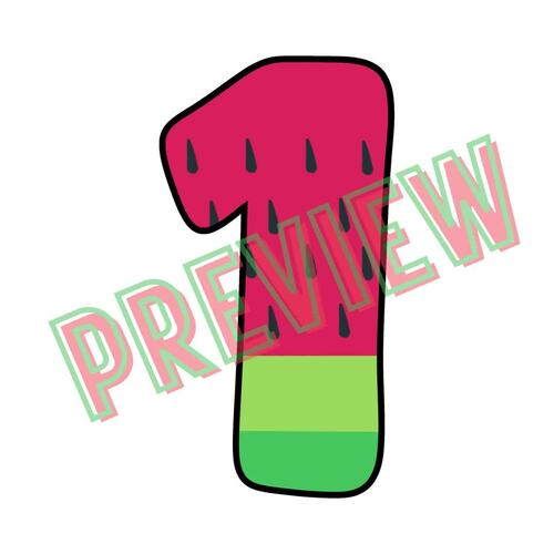 Colorful Watermelon Letters and Numbers Set - Classroom Décor ...