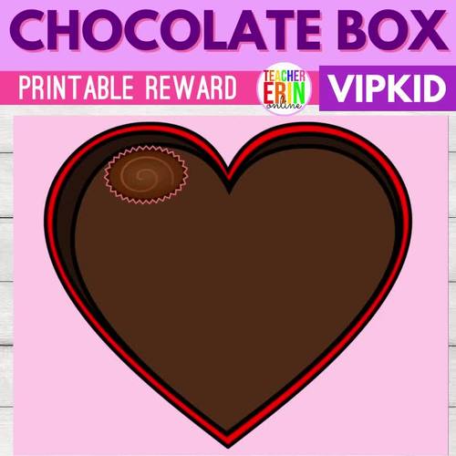 Build A Box of Chocolates Printable Reward Valentine's Day | TPT