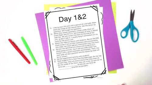 French Grade 3 Science Forces & Motion - Sciences 3e: Les forces & le ...