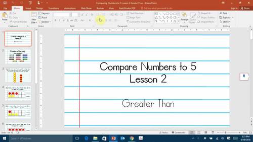 Comparing Numbers to 5 Curriculum - Go Math Supplement | TPT