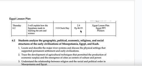 Ancient Egypt Geography & Kingdoms Lesson Map Worksheet, Old/Middle/New ...