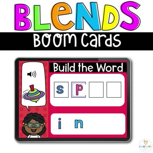 Blends Digital and Printable Activities for First Grade by Kindergarten ...
