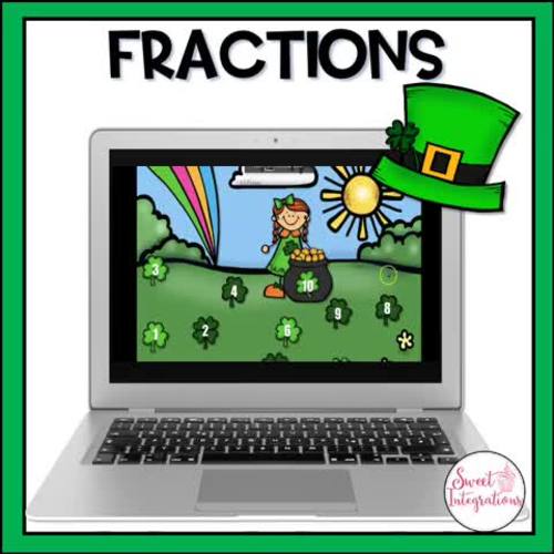St. Patricks Day Improper Fractions and Adding and Subtracting Fractions