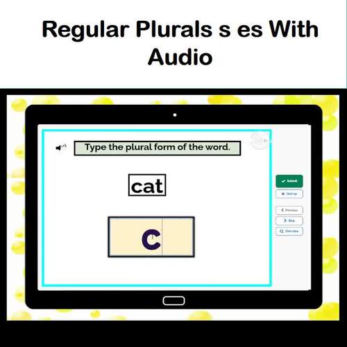 Plurals s and es Boom Cards™ Digital Resource by Limes and Lemons