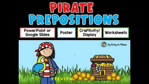Prepositions PowerPoint, Worksheets, Posters, & More (+ Google Slides)