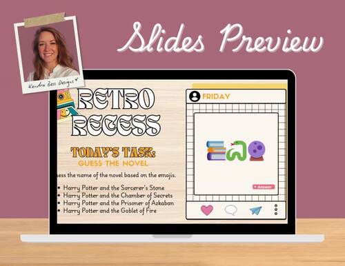 High School ELA Bell Ringers | 9 Weeks | Daily Warm-Up System | FUN