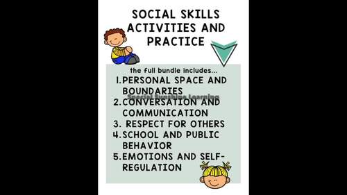 Social Skills Story & Activities: Conversation & Communication | TPT