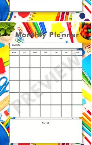 The Ultimate Busy Planner | Vibrant Printable Planner | 53-Page ...