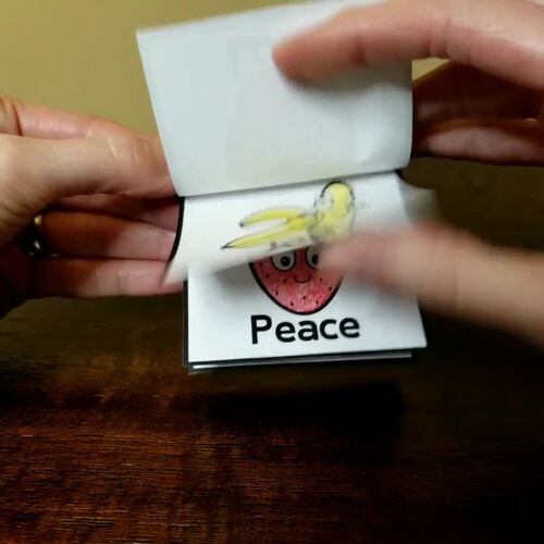 Fruit of the Spirit Mini Book Craft for Kids Sunday School Bible Lesson ...