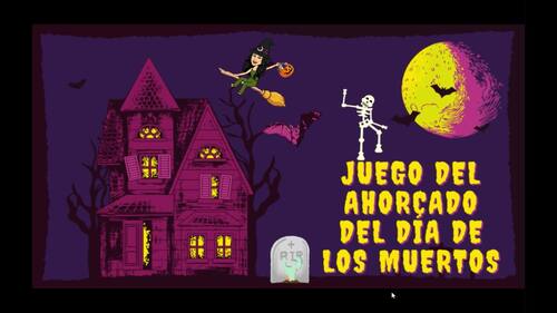 Juego interactivo del ahorcado del día de los muertos y Halloween en ...