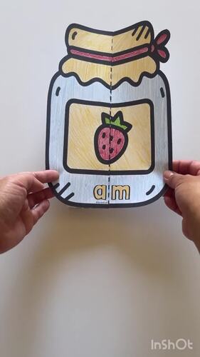 CVC Word Family Craft- Jam Craft by Liv and Leb | TPT